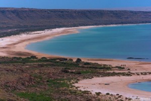 Beach in Golubaya Bay – a wonderful site on the Caspian coast ...